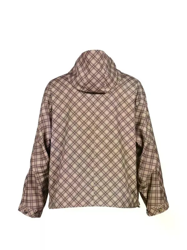 RASSVET Tartan-pattern Hooded Jacket