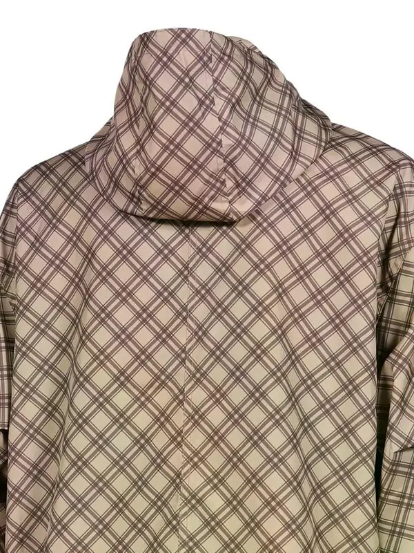 RASSVET Tartan-pattern Hooded Jacket