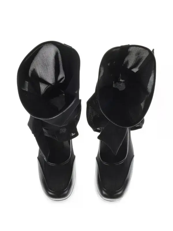 OPEN YY Cut-out Ankle Boots
