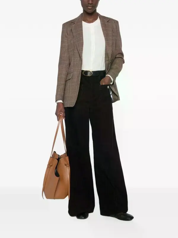 Sandro Corduroy Wide-leg Trousers