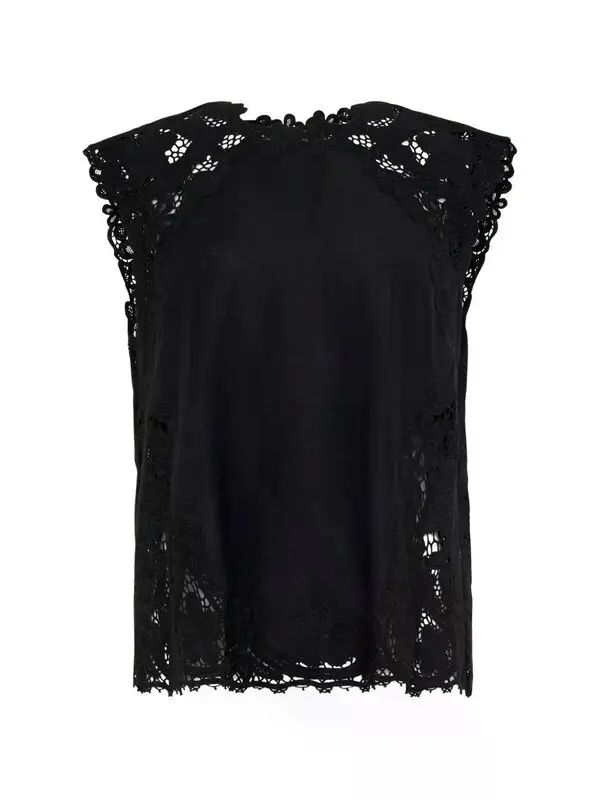 Ulla Johnson Amelie Lace-trim Top