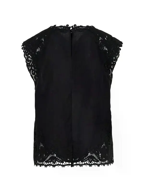 Ulla Johnson Amelie Lace-trim Top