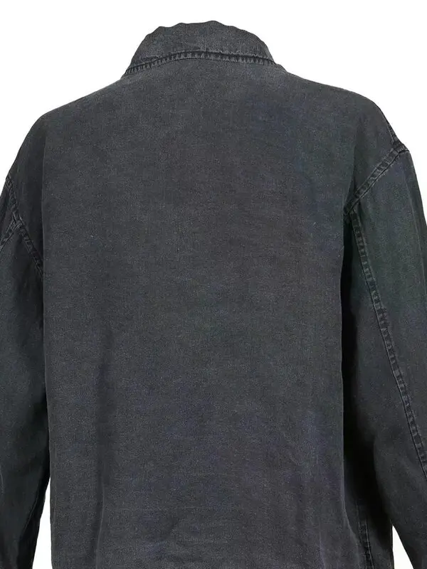 PORTER CLASSIC Linen Coach Shirt Jacket