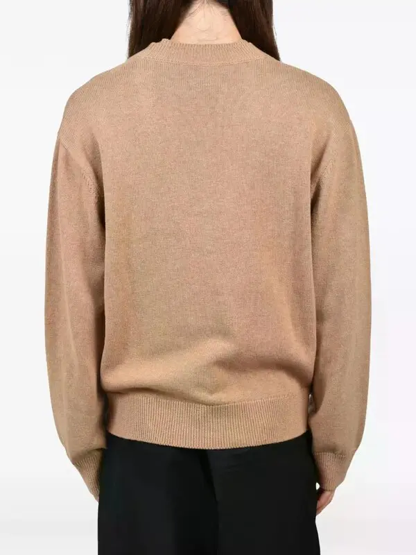 3.PARADIS Layered-collar Embroidered Cardigan