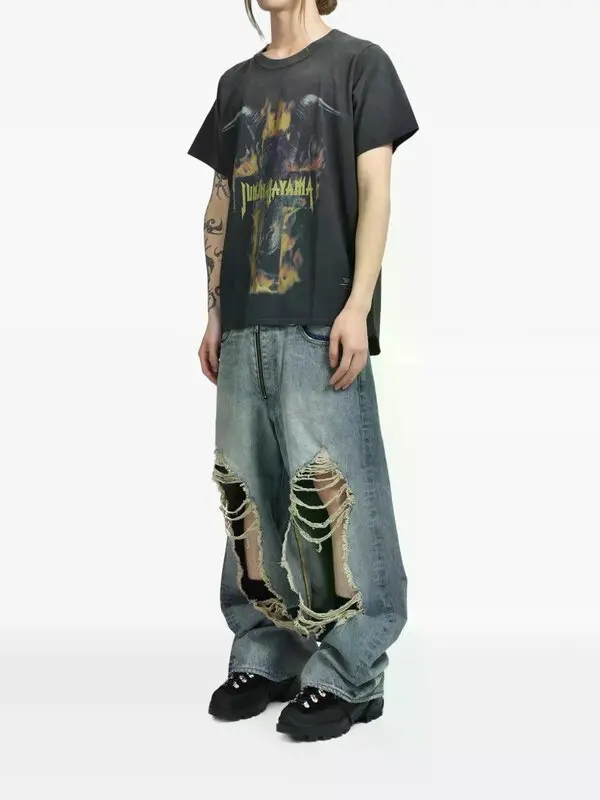 JUN/NAKAYAMA Goat Graphic-print T-shirt