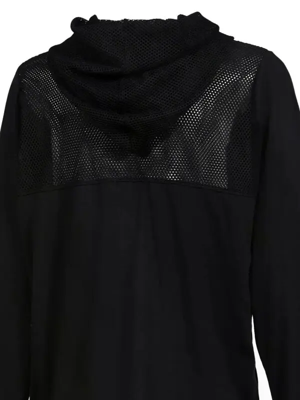 P.L.N. Mesh-panelled Hoodie