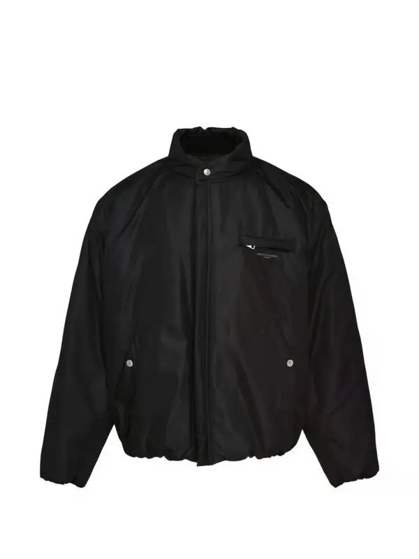 WOOYOUNGMI Logo-print Zip-up Bomber Jacket