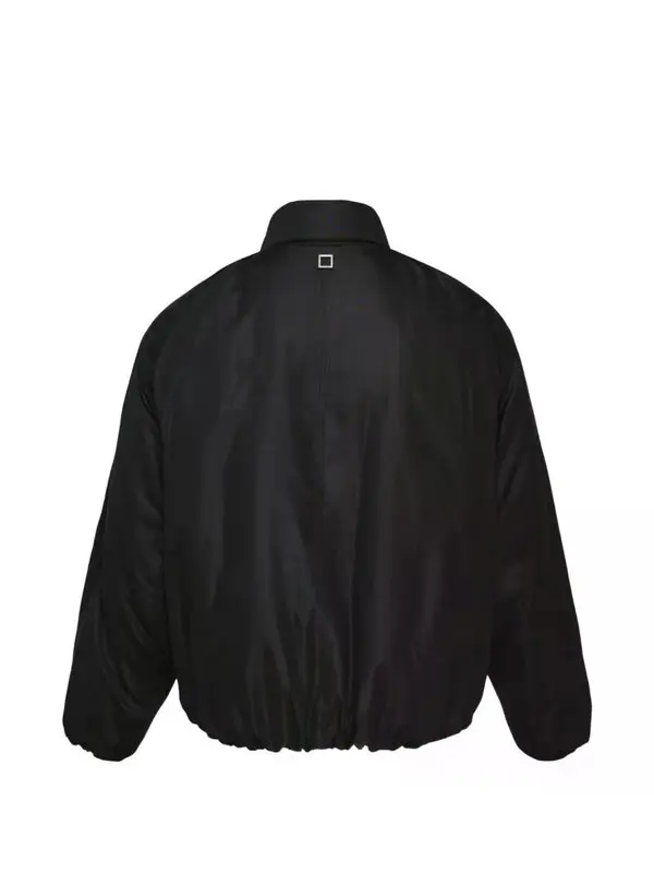 WOOYOUNGMI Logo-print Zip-up Bomber Jacket