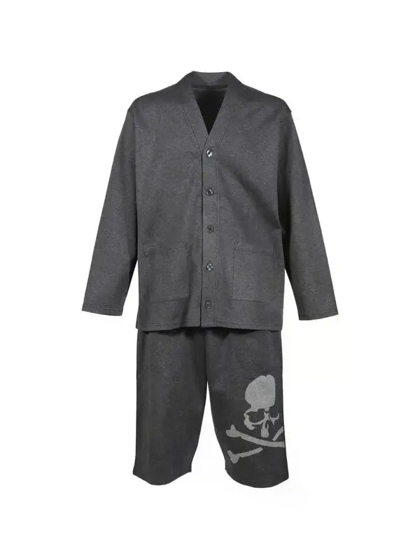 MASTERMIND WORLD Logo-embroidered Lounge Cardigan And Shorts Set