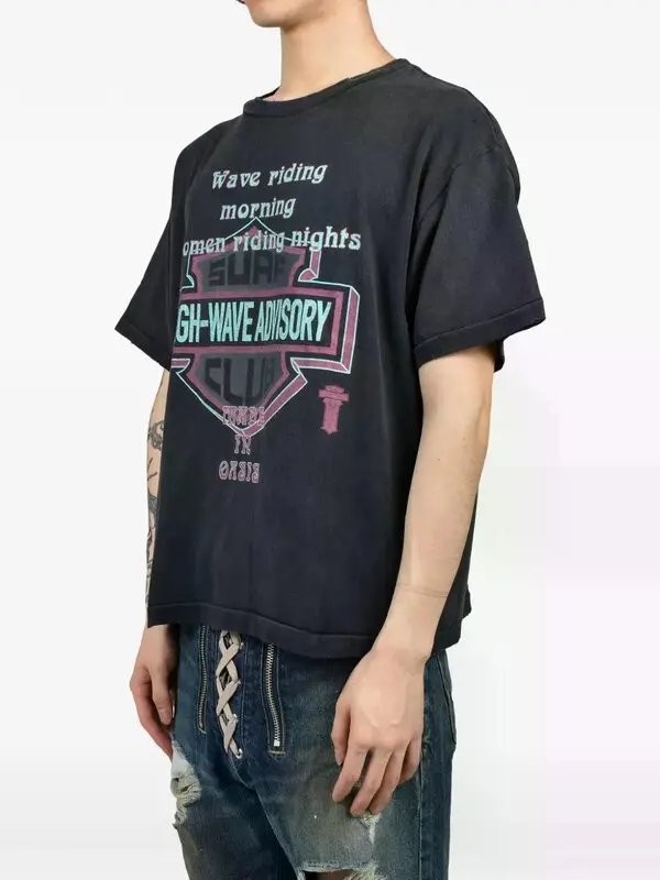 JUN/NAKAYAMA Graphic-print Box-fit T-shirt