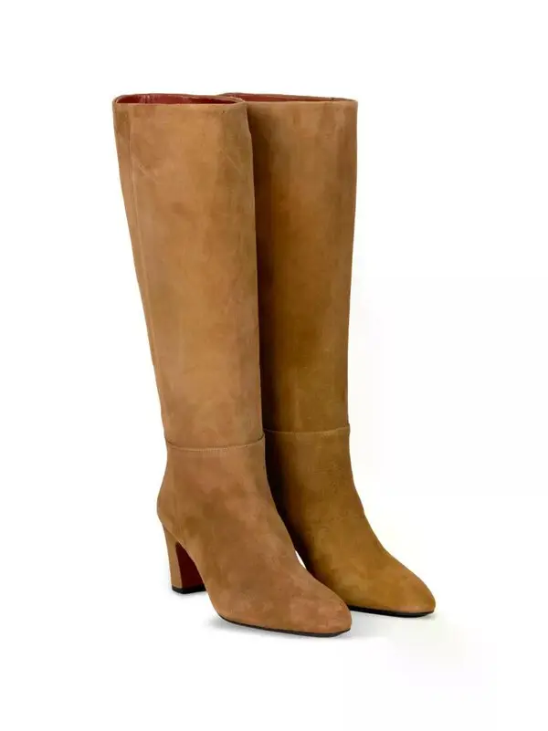 Roberto Festa Suede Block-heel Knee-high Boots