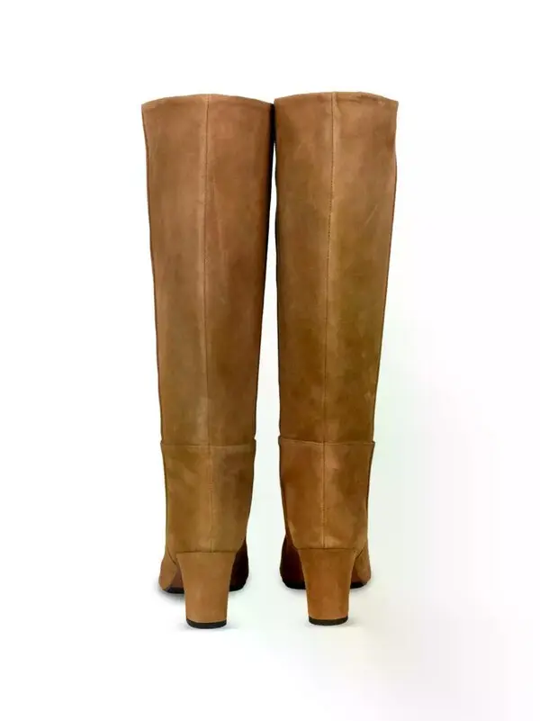 Roberto Festa Suede Block-heel Knee-high Boots