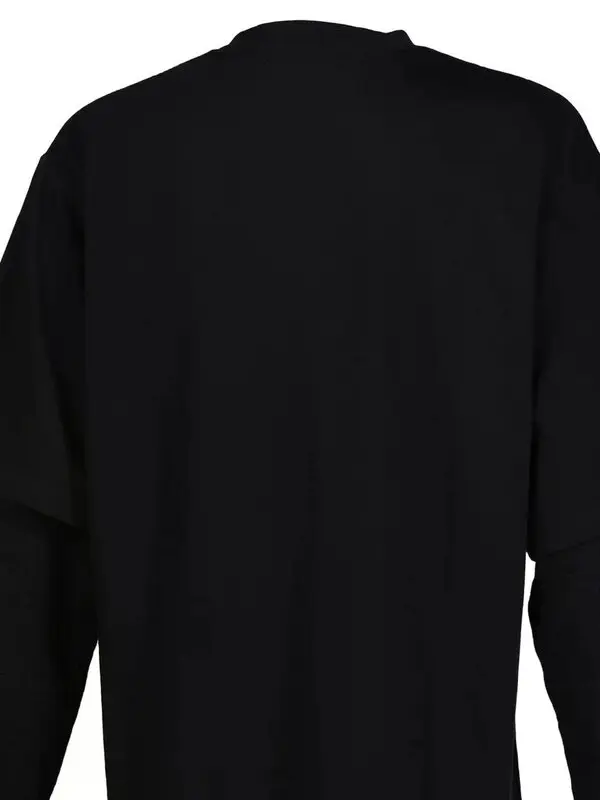LỰU ĐẠN Layered-design Graphic-print T-shirt