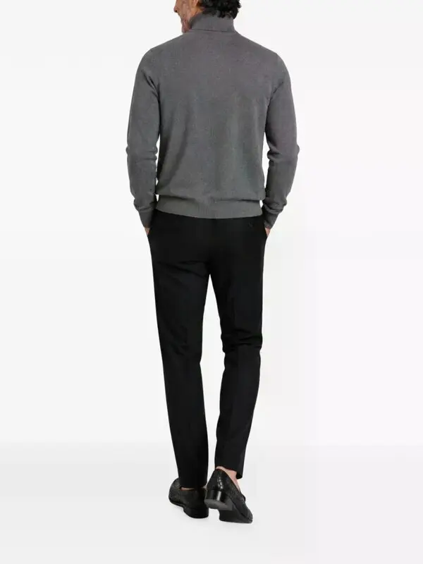 FRANZESE COLLECTION David Beckham French Napoli Roll-neck Sweater - Grey