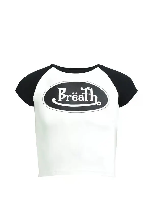 BREATH Logo-print Short-sleeve T-shirt