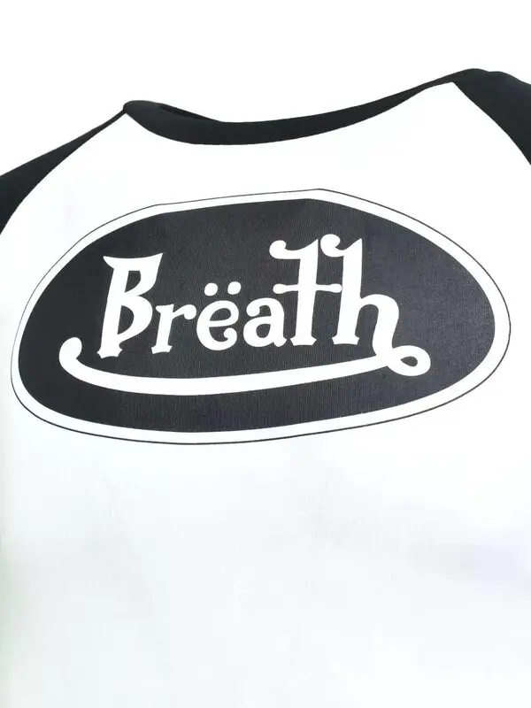 BREATH Logo-print Short-sleeve T-shirt