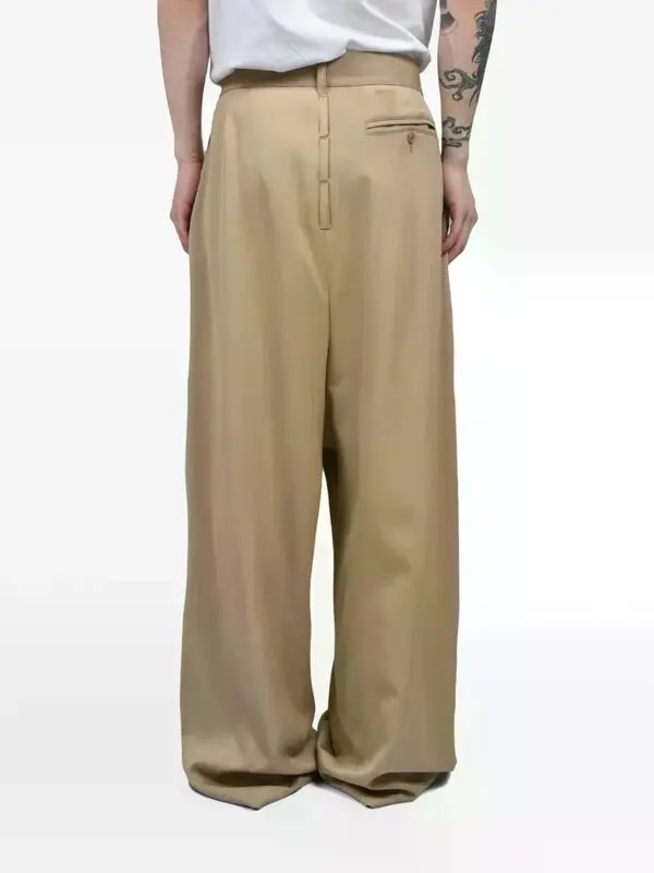 3.PARADIS Four-waist Pleated Tailored Trousers