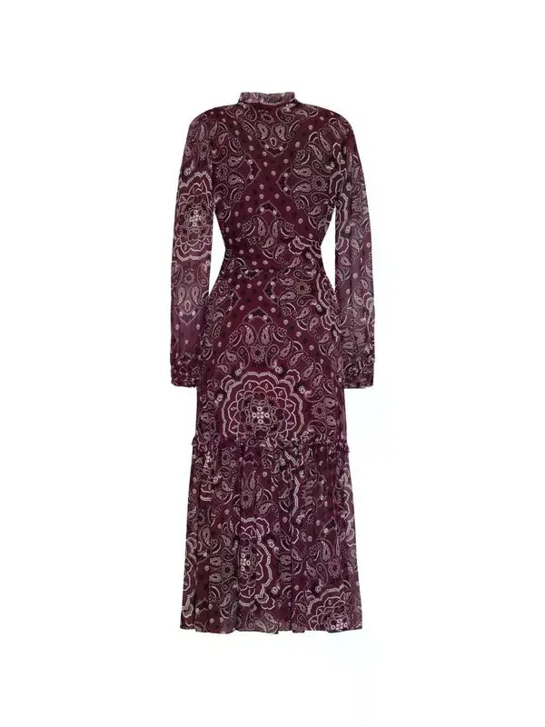 Cara Cara Verity Paisley-print Ruffled Dress