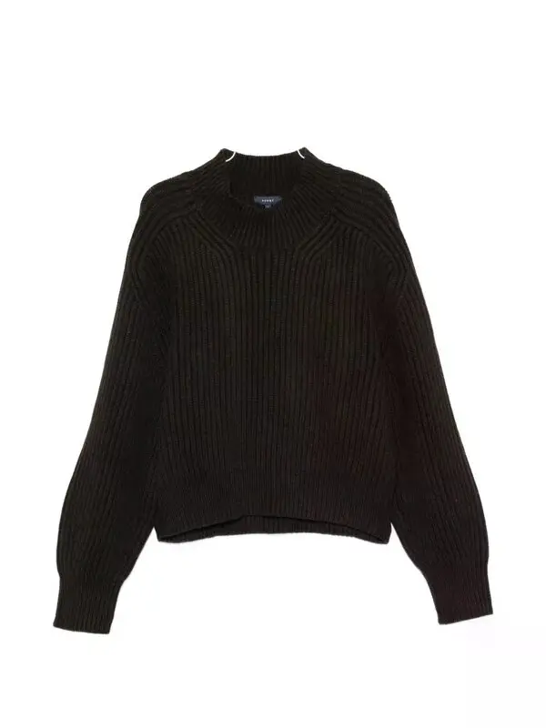 Soeur Ribbed-knit Sweater - Brown