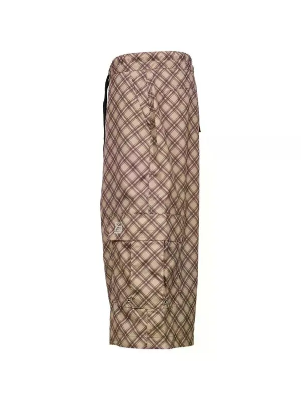 RASSVET Tartan-pattern Cargo Pants
