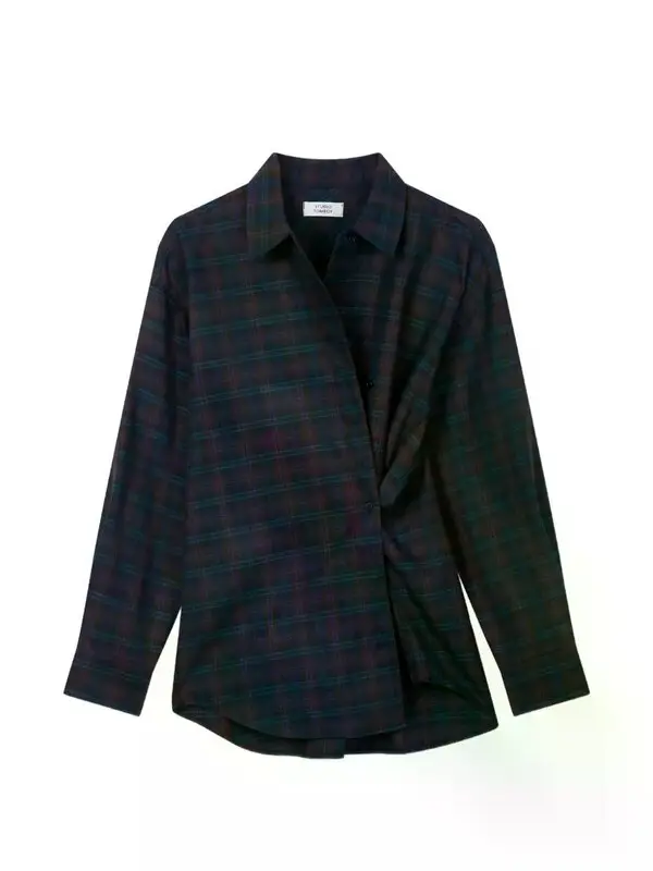 STUDIO TOMBOY Check Convertible Shirt