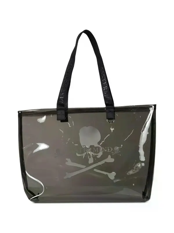 MASTERMIND WORLD Logo-print Transparent Tote Bag - Grey