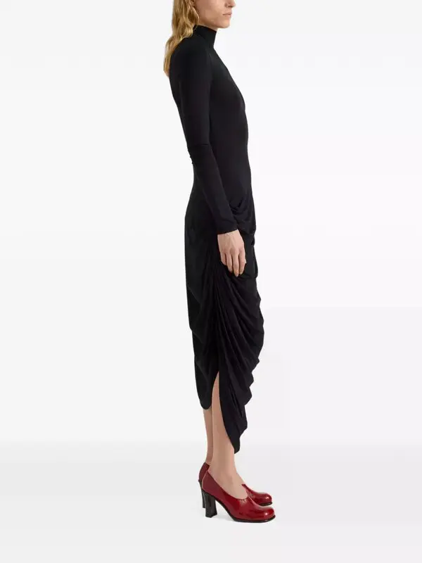 Proenza Schouler White Label Long Imogen Draped-detail Dress
