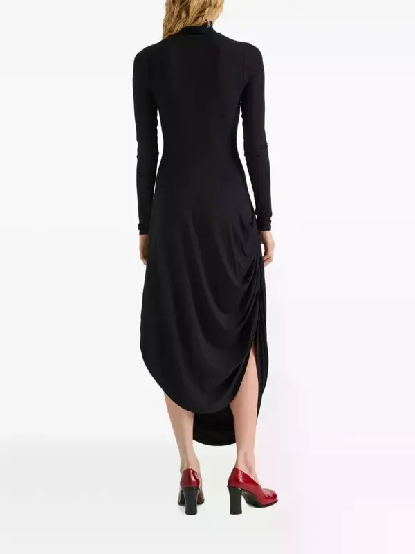 Proenza Schouler White Label Long Imogen Draped-detail Dress