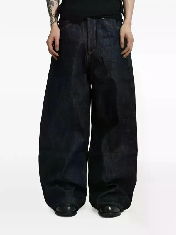 NO/FAITH STUDIOS Loose-fit Cotton Denim Jeans