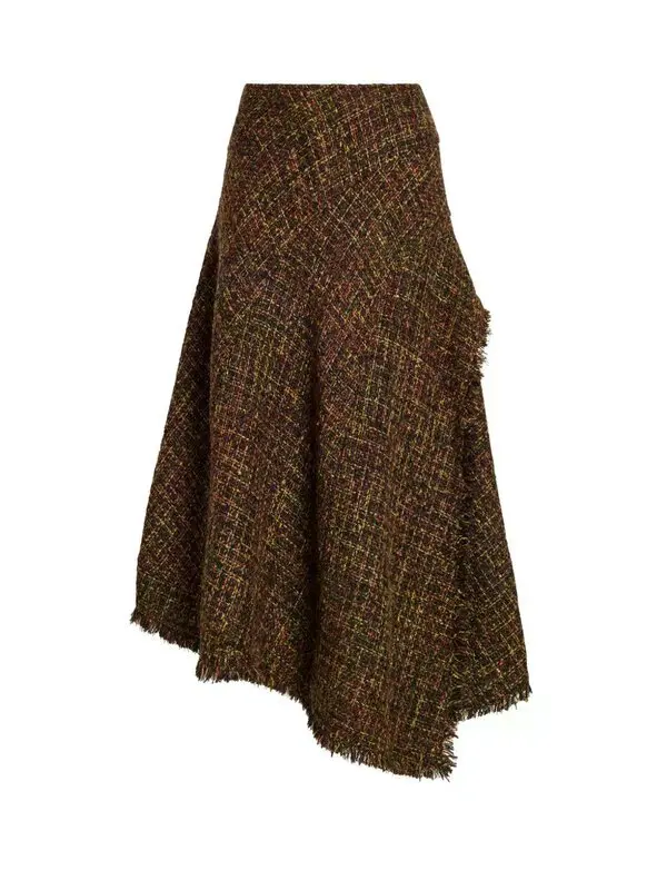 Proenza Schouler White Label Mid Layne Asymmetric Tweed Skirt