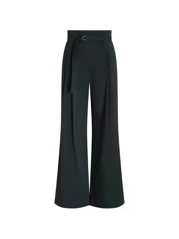 Proenza Schouler White Label Raver Belted Pleated Trousers - Green