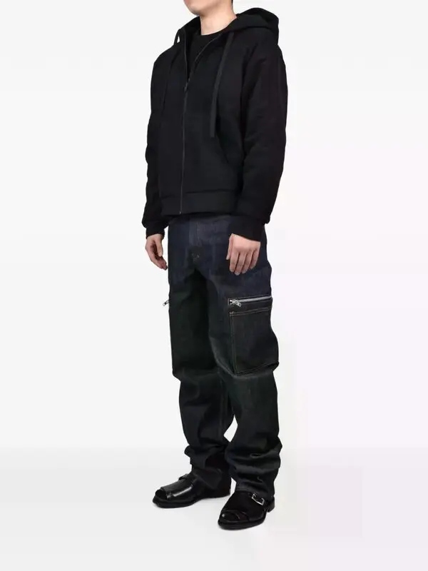 Matthew Williamson Raw Zip-pocket Cargo Pants