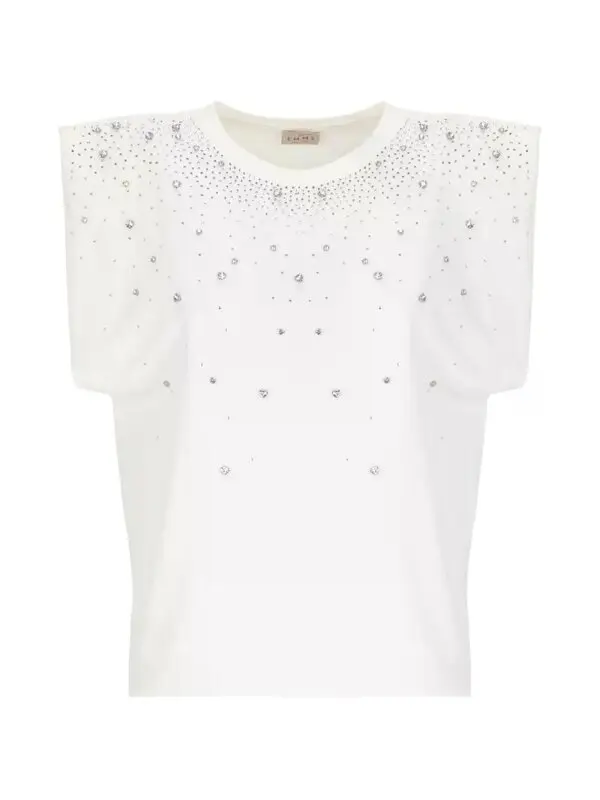 EMME Strass-embellished Sleeveless T-shirt