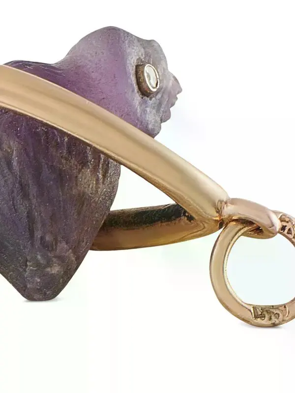 Faberge Amethyst And Diamond Bird Pendant
