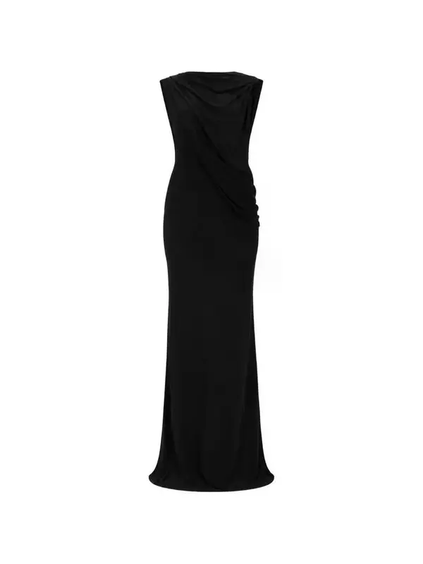 TOM FORD Draped Floor-length Evening Dress