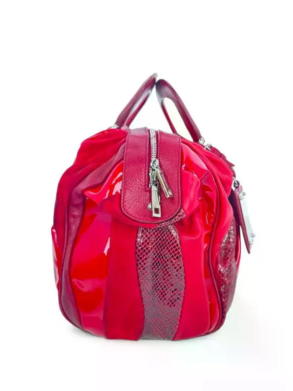 Dolce & Gabbana Snakeskin-accent Top Handle Bag