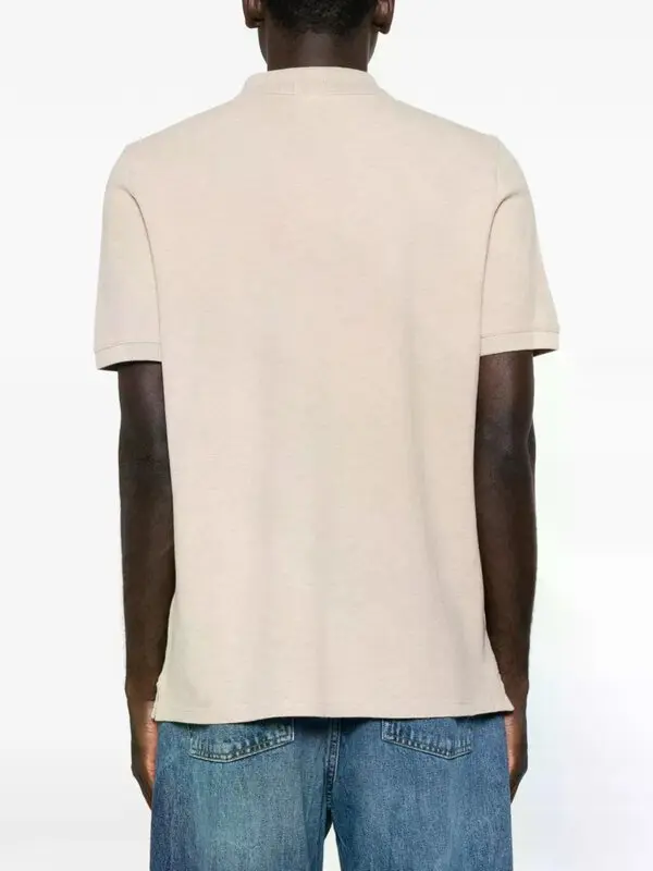 Maison Kitsuné Fox Head Patch Polo Shirt