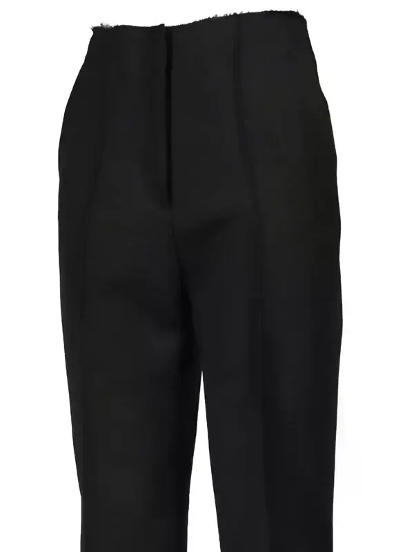 ENTIRE STUDIOS Concealed-fastening Wool Trousers