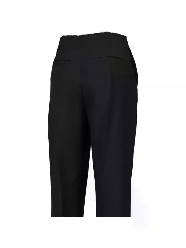 ENTIRE STUDIOS Concealed-fastening Wool Trousers