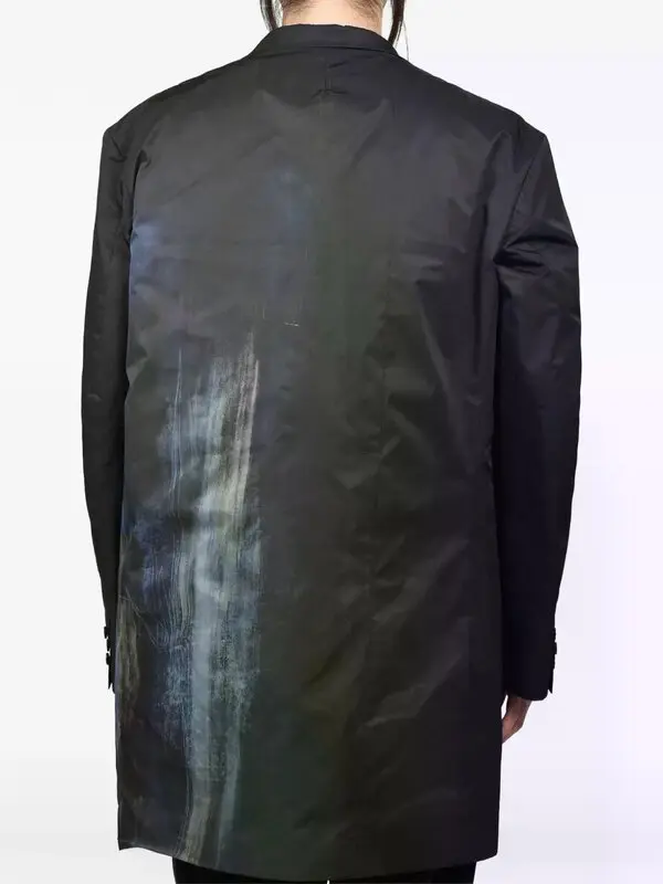 Yohji Yamamoto Graphic-print Reversible Blazer