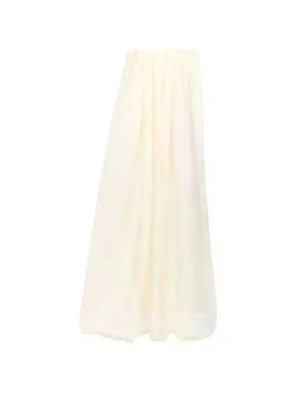 Max Mara Jacquard Wool And Modal Stole White - Neutrals