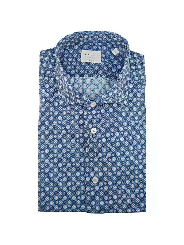 XACUS Geometric-print Shirt