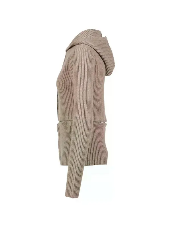 HELIOT EMIL Refracta Ribbed-knit Cardigan