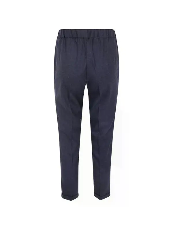 Antonelli Firenze Elasticated-waistband Turned-up-cuffs Trousers