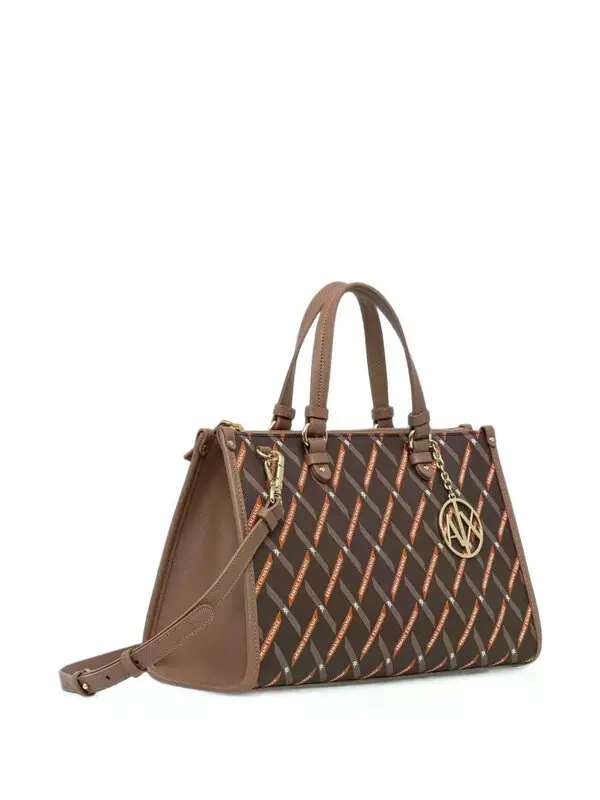 Armani Exchange Logo-print Monogram Tote Bag