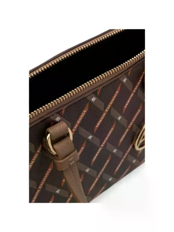 Armani Exchange Logo-print Monogram Tote Bag