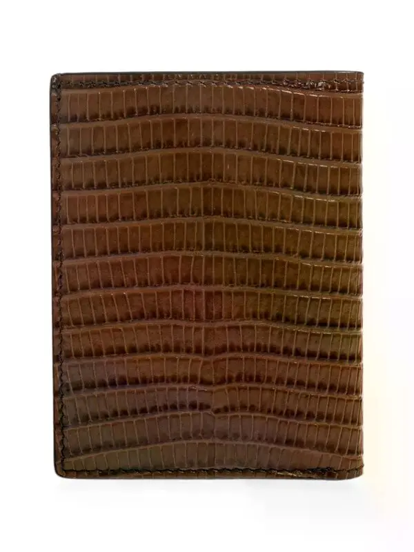 TOM FORD Crocodile-effect Leather Wallet