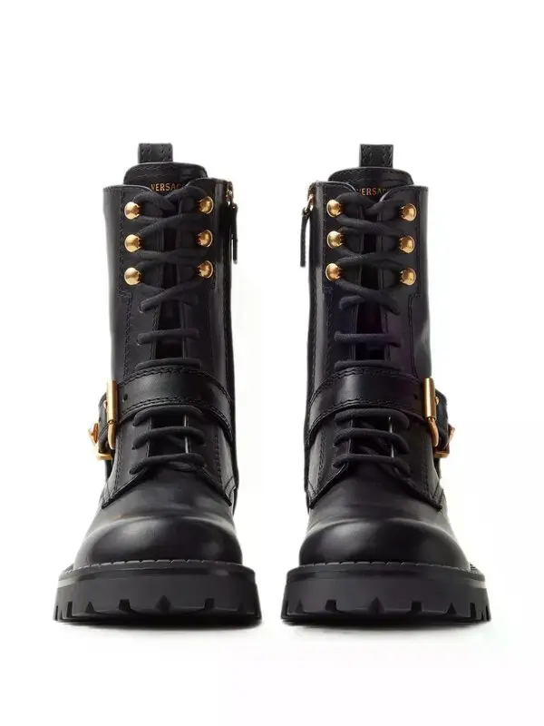 Versace Roxy Leather Boots 35 Mm