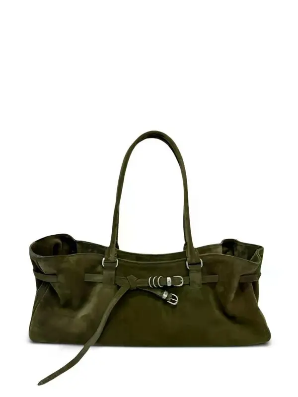 MARGESHERWOOD Suede Tote Bag - Green
