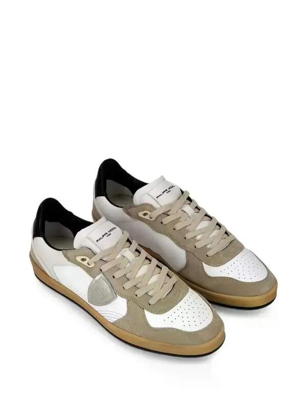 Philippe Model Panelled Leather Sneakers